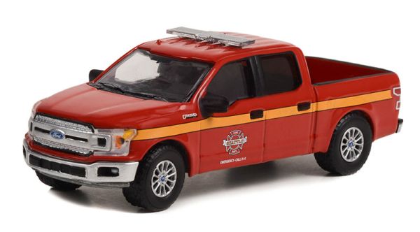 Miniature FORD F-150 SuperCrew Pompier 2018 de la série STATION 19 sous ...