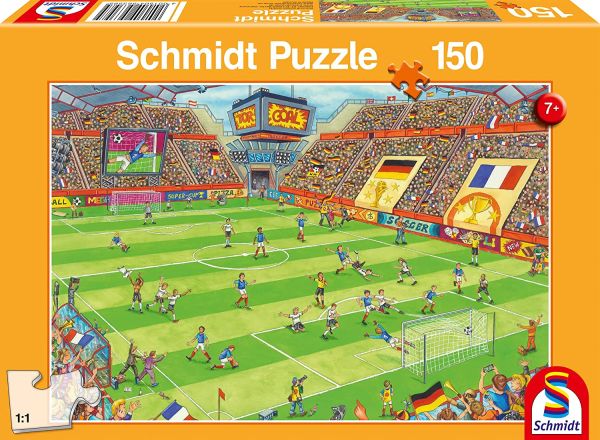 Jouet Puzzle 150 Pièces finale au stade de foot SCHMIDT SCM56358 ...