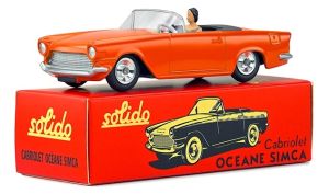 Miniature SIMCA Océane cabriolet orange SOLIDO SOL1001102 | Collect World