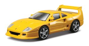 Miniature FERRARI F40 Competizione Jaune BURAGO BUR31125GE | Collect World