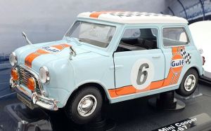 Miniature MINI Cooper Morris 1961-1967 GULF MOTOR MAX MMX79743 ...